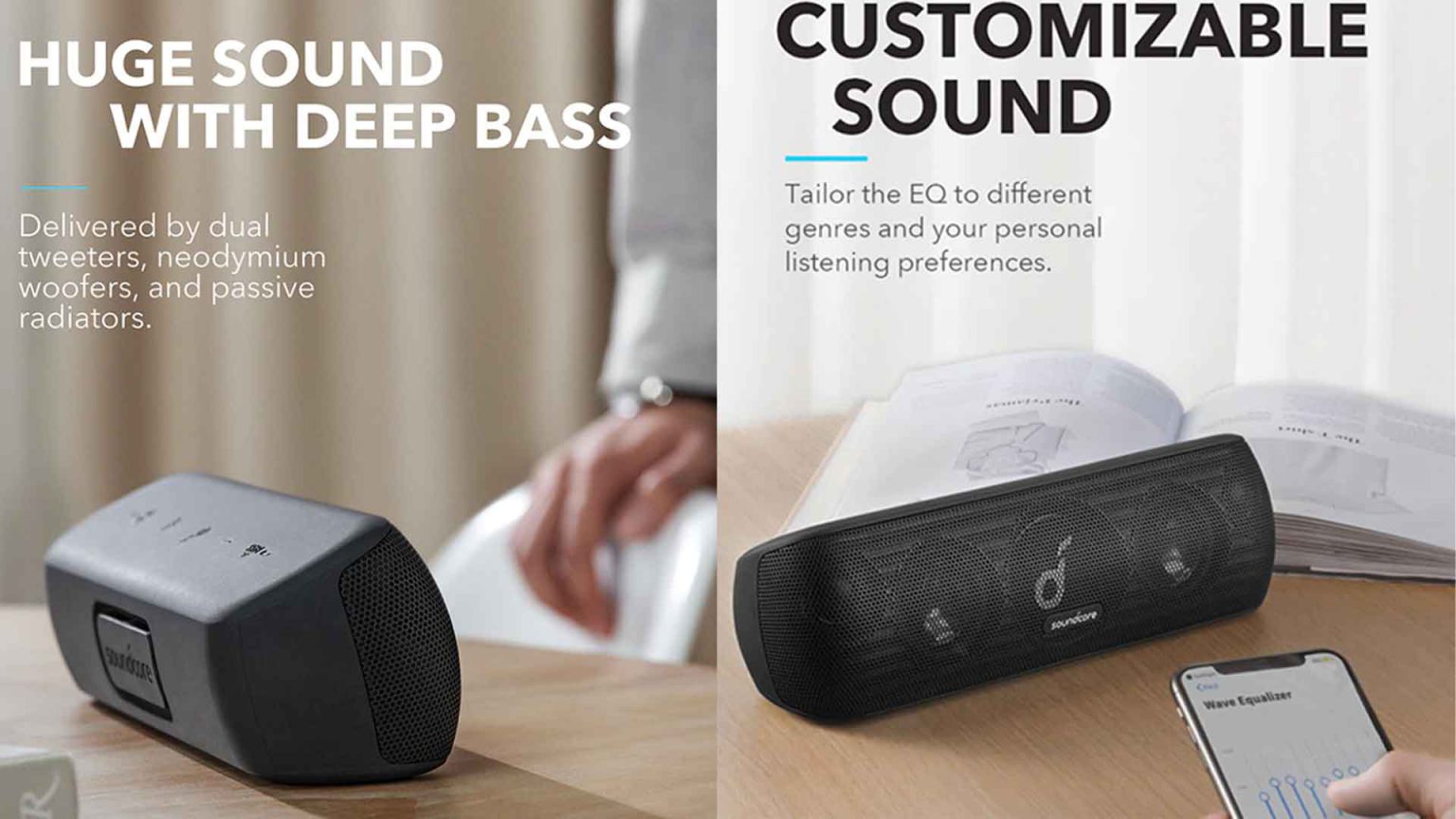 اسپیکر بلوتوثی قابل حمل انکر مدل Soundcore Motion Plus A3116 - لنزفون